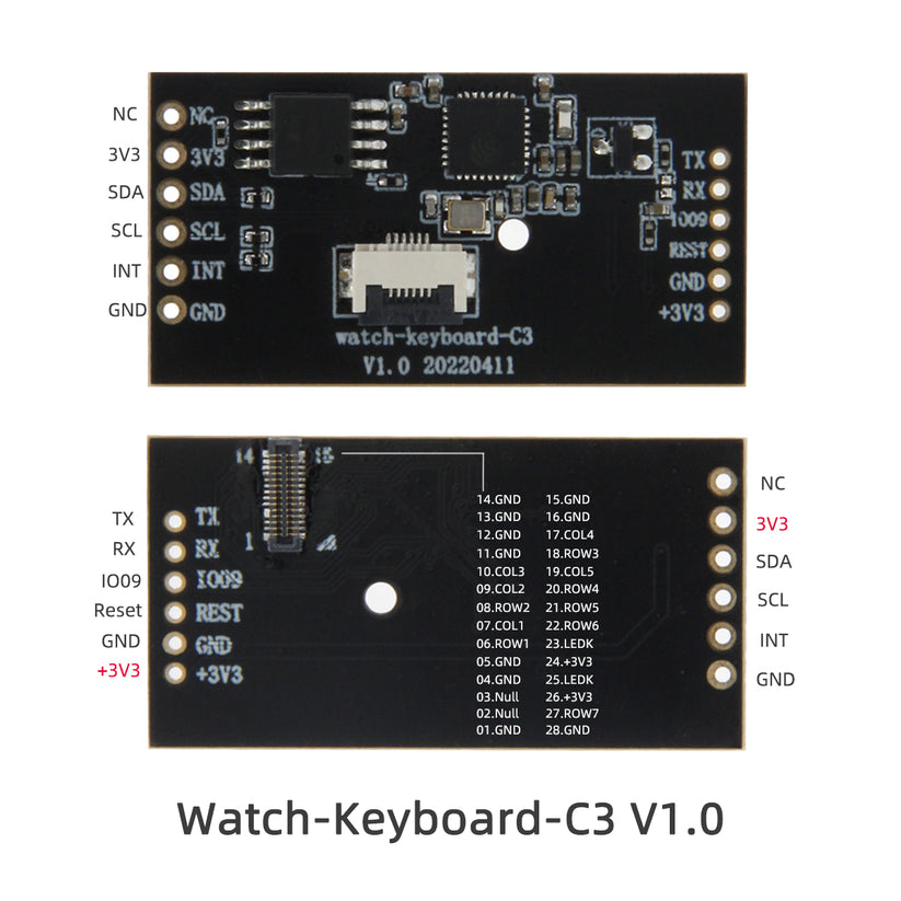 Watch-Keyboard-C3 V1.0 – LILYGO®